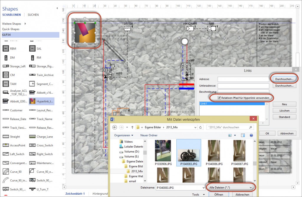 Hyperlink – Visio Training
