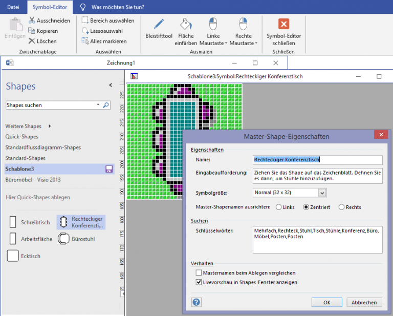 Eigene Icons für eigene Master-Shapes – Visio Training